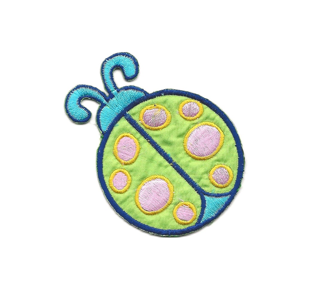 2x2.25 Ladybug IRON ON PATCH Sew on Patch House Rat Applique Cloth ...