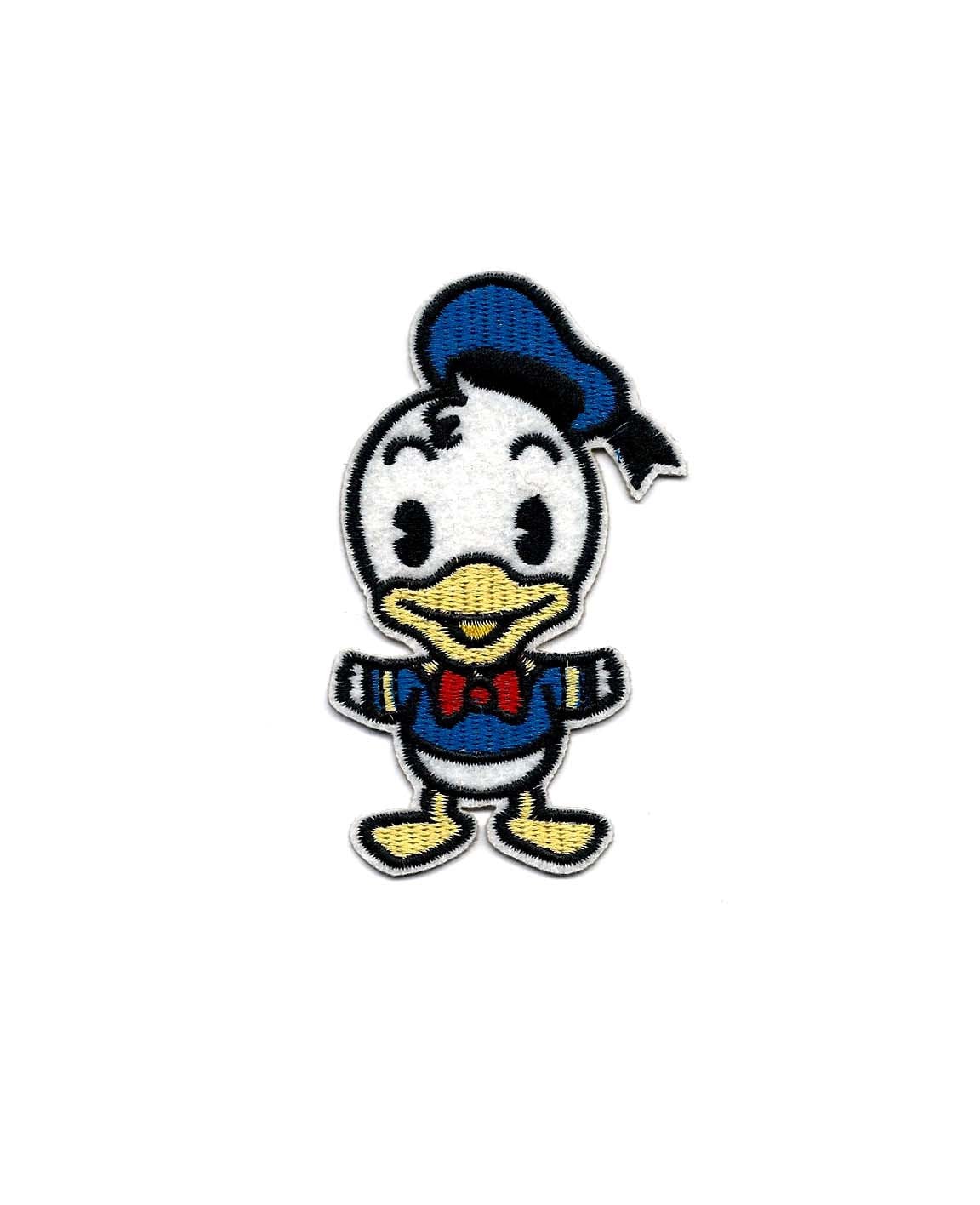 2x3.5" Cutie Donald Duck IRON ON Sew / on PATCH Emoji Tsum Disney ...