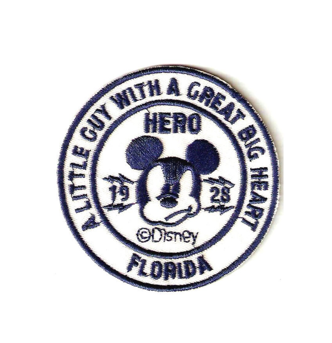 3" Mickey Mouse Embroidered IRON ON PATCH / Sew on Smug Grin Expression ...