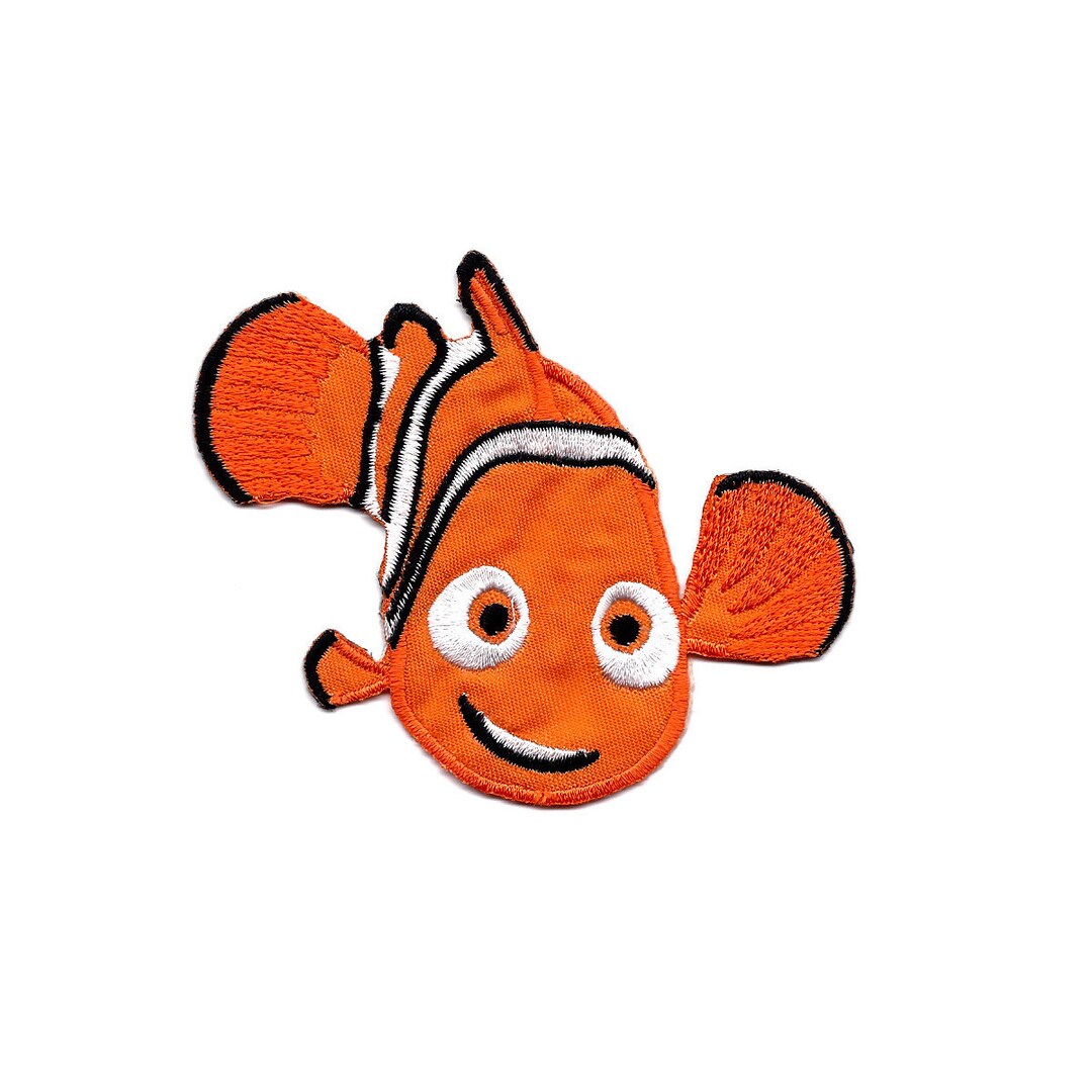 4x3" Finding NEMO Embroidered IRON on PATCH / Sew on Disney Clownfish ...