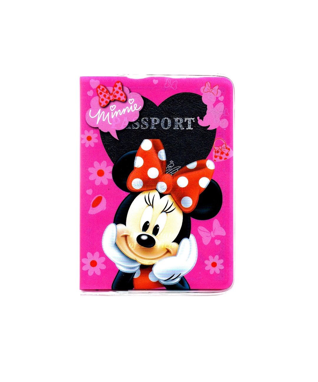 3.5x5" Minnie Mouse Vinyl PASSPORT COVER Travel ID Holder Disneyland ...