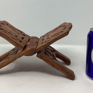 Vintage Carved Wooden Book Stand - Etsy