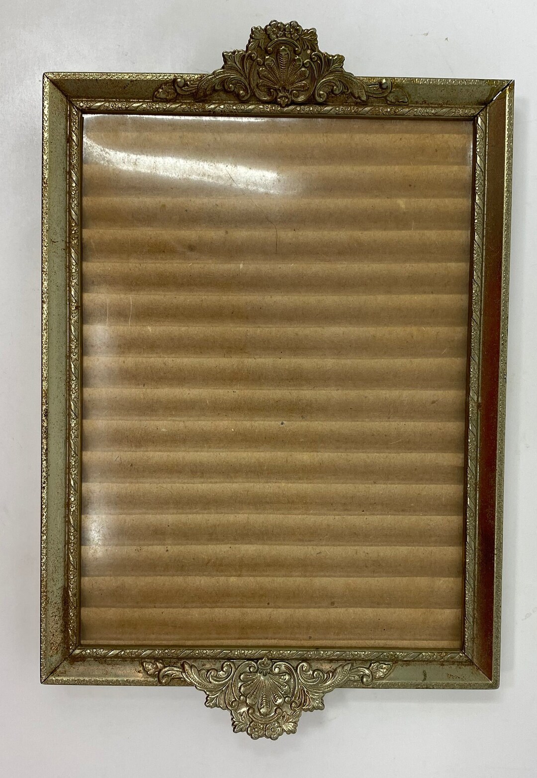 Vintage 3x5 Gold Floral Picture Frame - Etsy