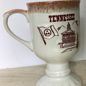 Vintage Tennessee Footed Mug - Etsy