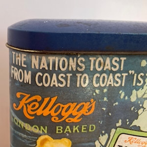Vintage Kellogg’s Corn Flakes Tin With Lid - Etsy