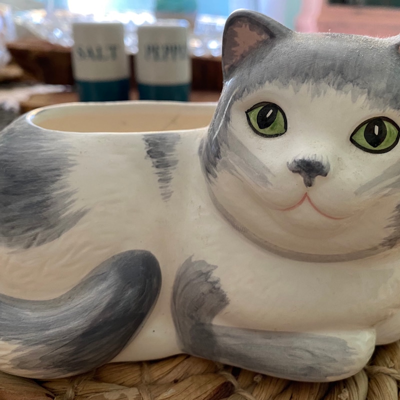 Cat Planter - Etsy