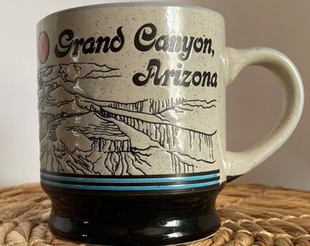 Vintage Grand Canyon National Park Ceramic Mug Set of 2 Arizona ...