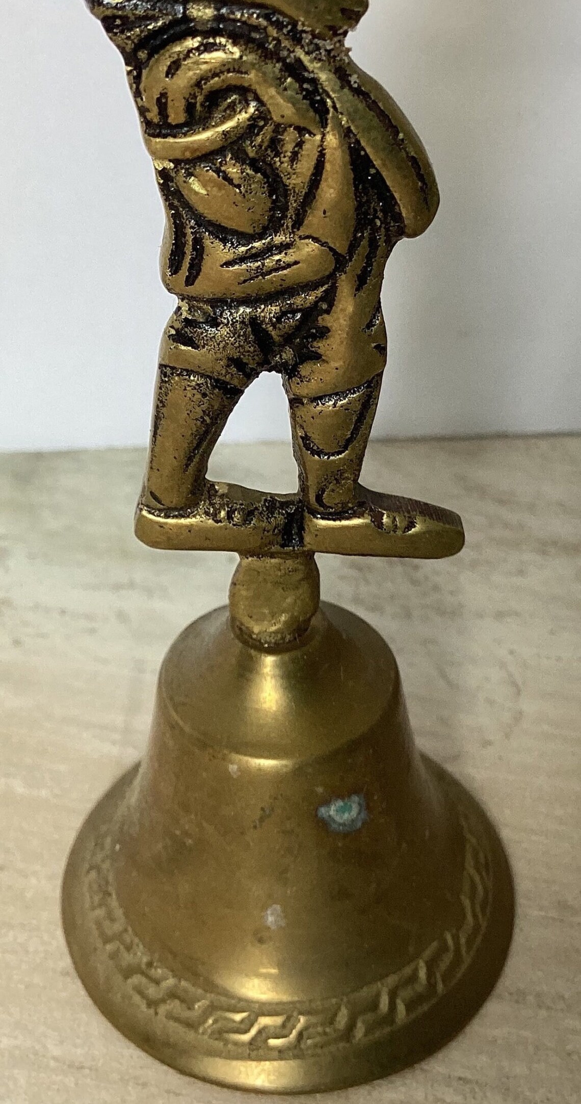 Vintage Brass Goblin Bell - Etsy