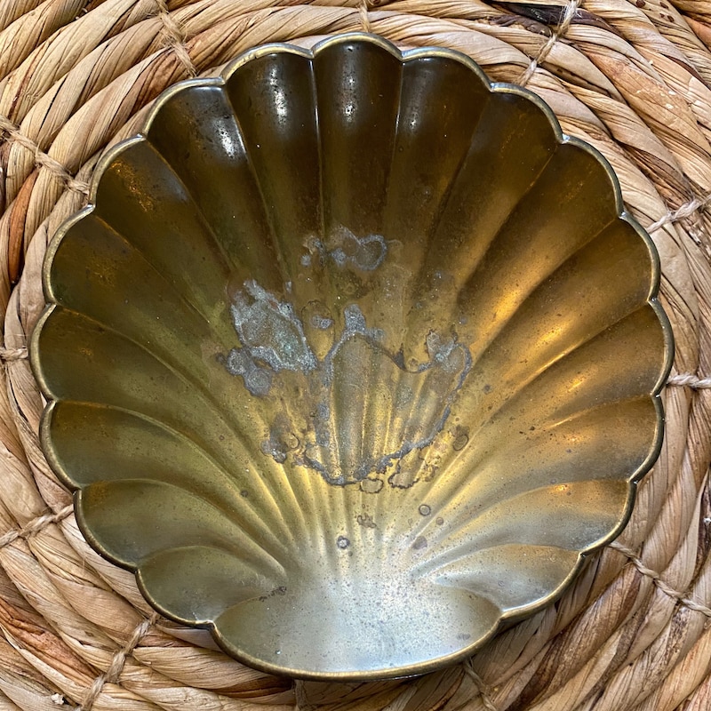 Brass Shell Dish - Etsy