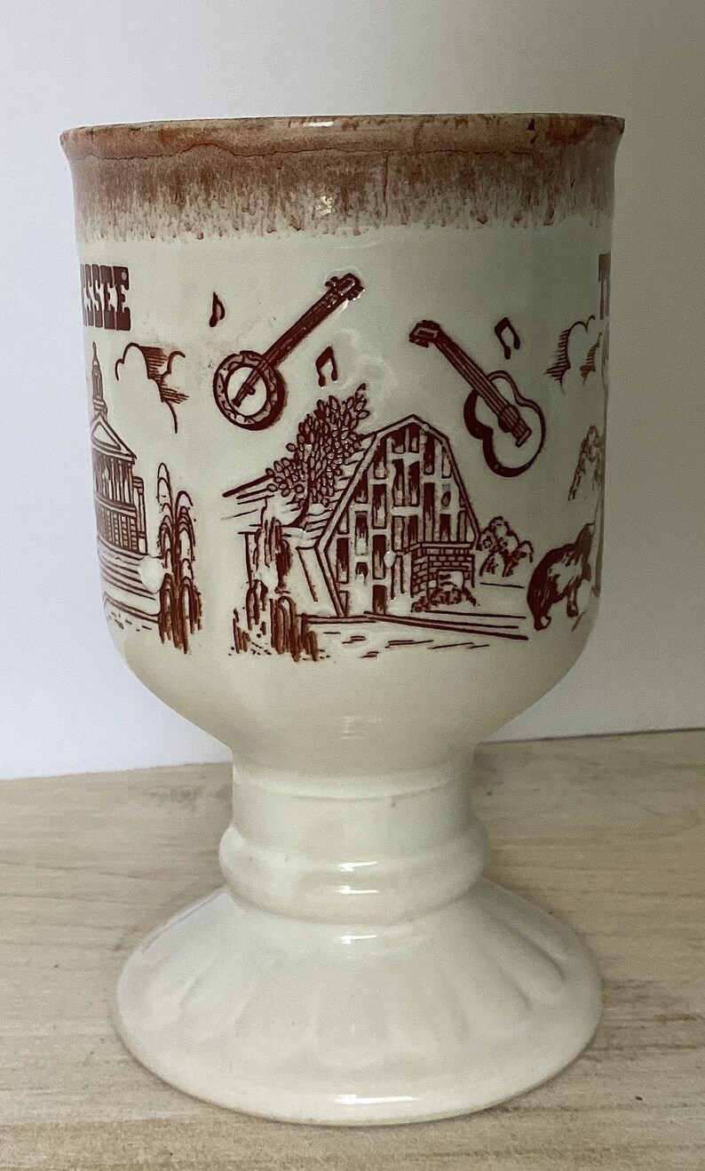 Vintage Tennessee Footed Mug - Etsy
