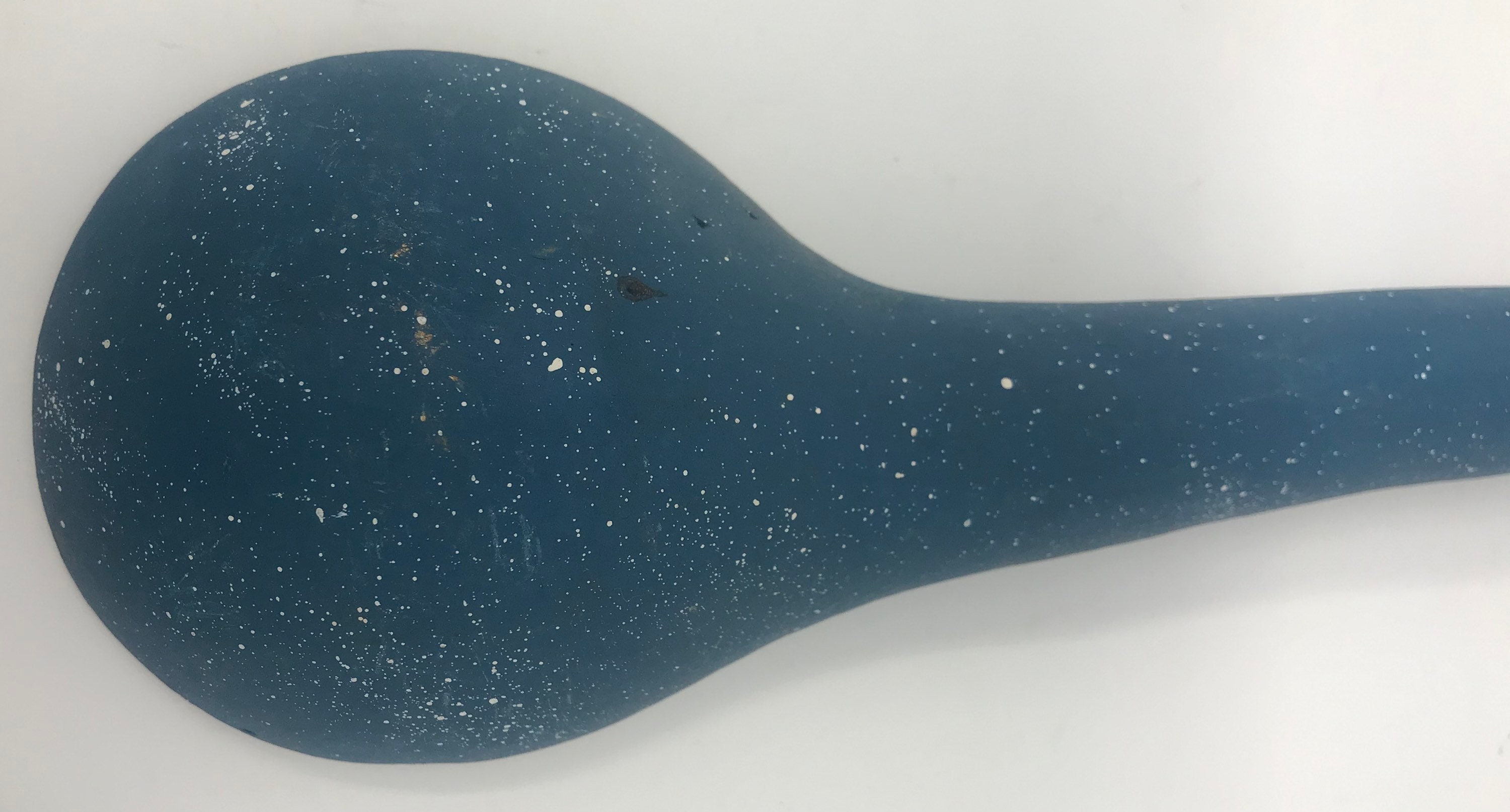 Vintage gourd spoon with hand painted daisy | Etsy