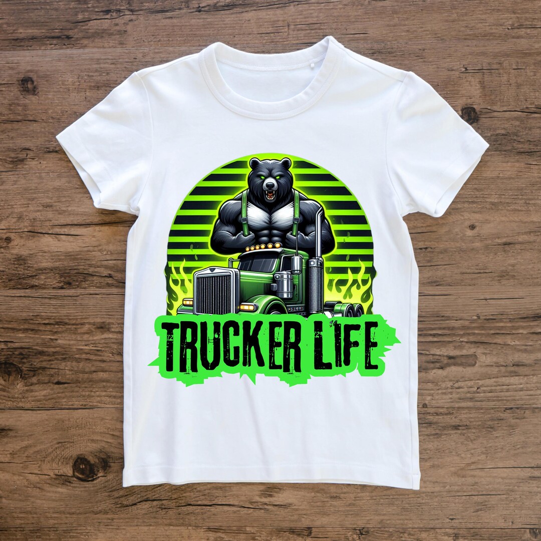 Trucker Life PNG - Etsy