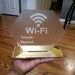 Custom Wi-fi Home Sign With Standing Base - Etsy