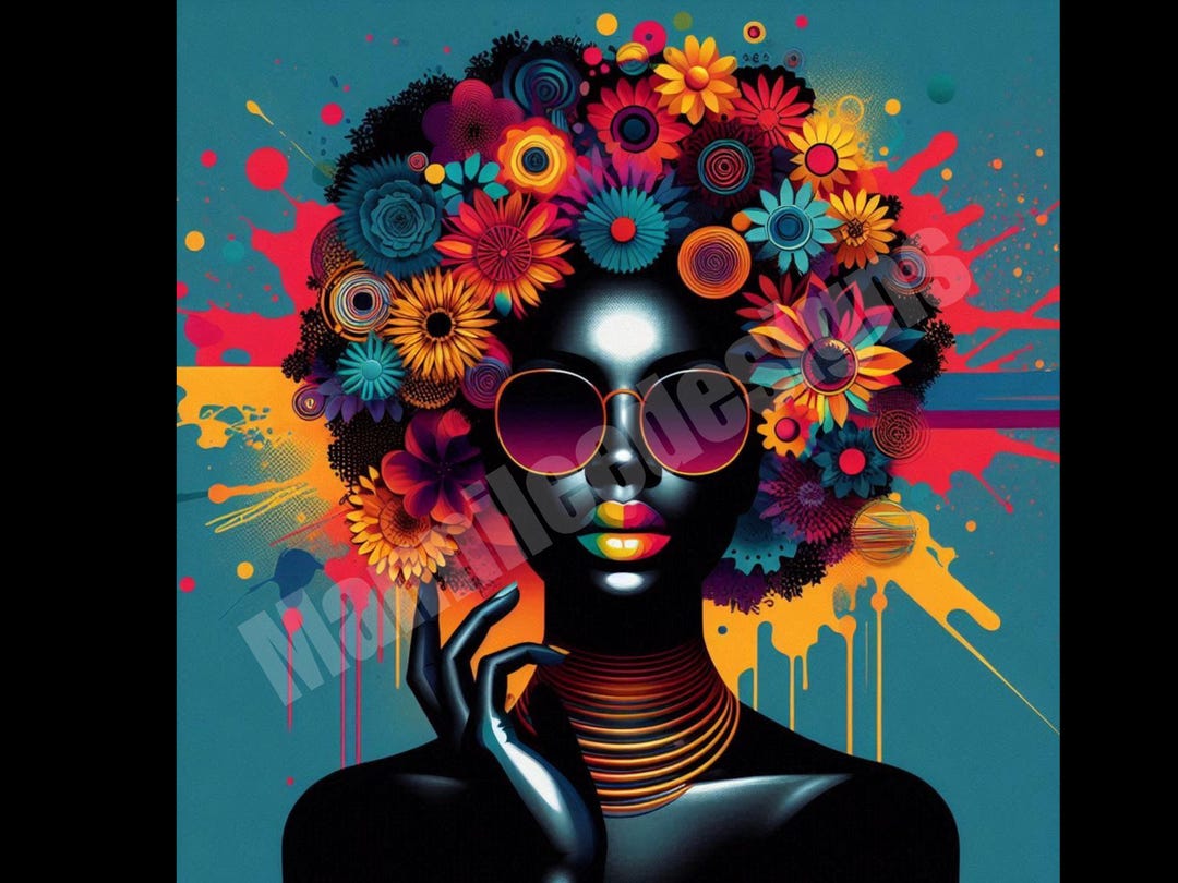 Beautiful Black Abstract Art - Etsy