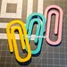 3d Printed Paperclip Inspired Bookmarks, Paperclips, Bookmarks, Jumbo ...