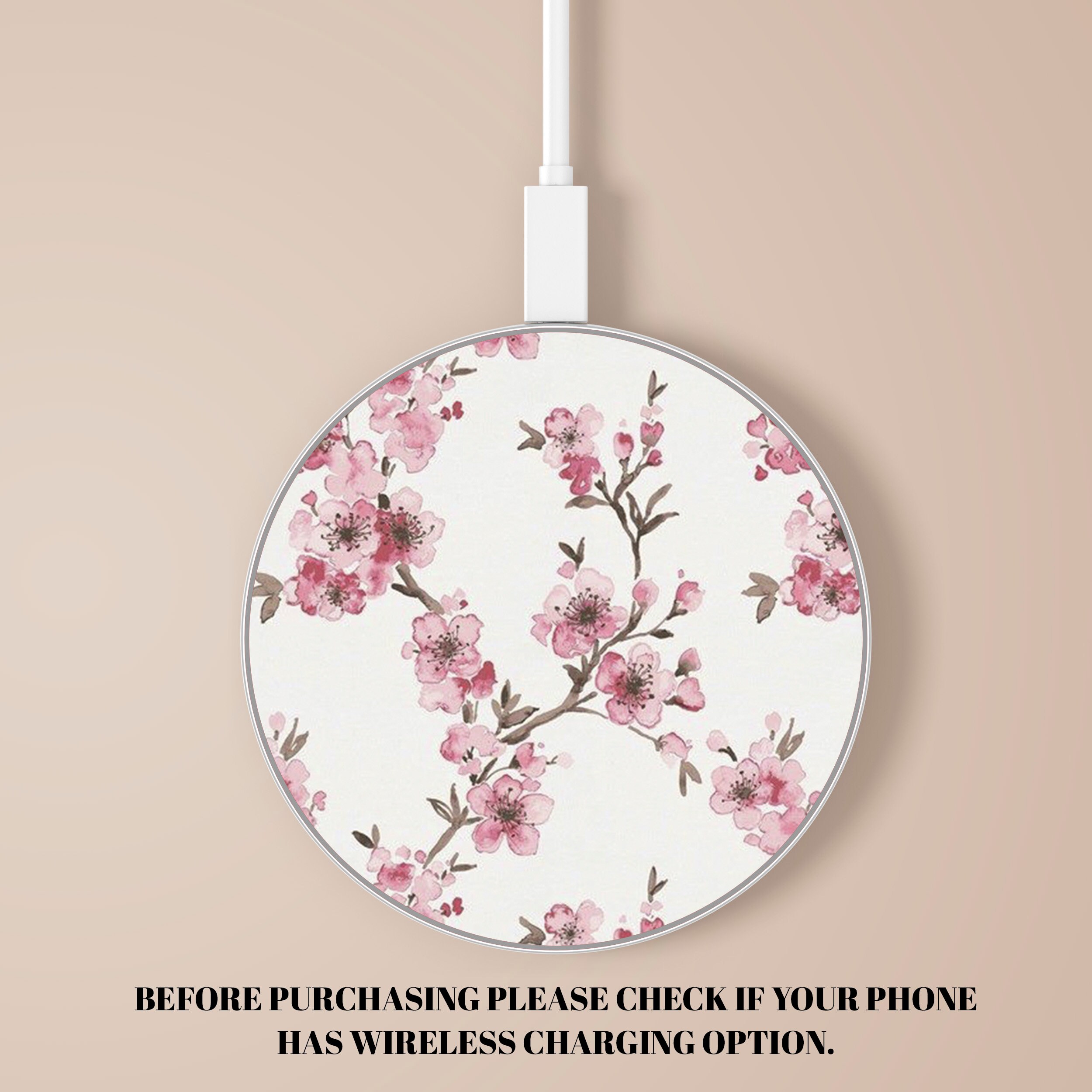 Japanese Sakura Wireless Charger Flower Charging Station, Fast Charging ...