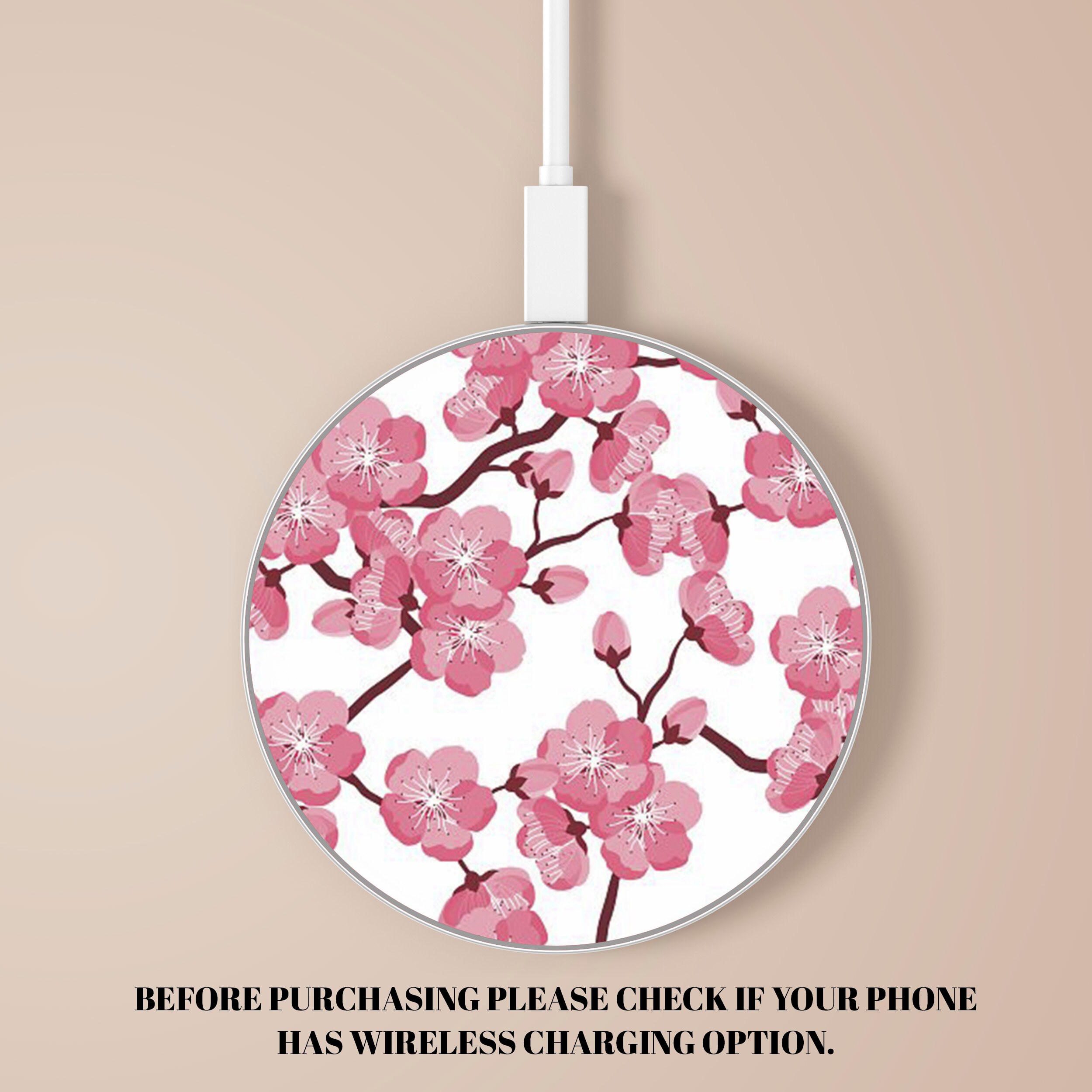 Japanese Sakura Wireless Charger Flower Charging Station, Fast Charging ...