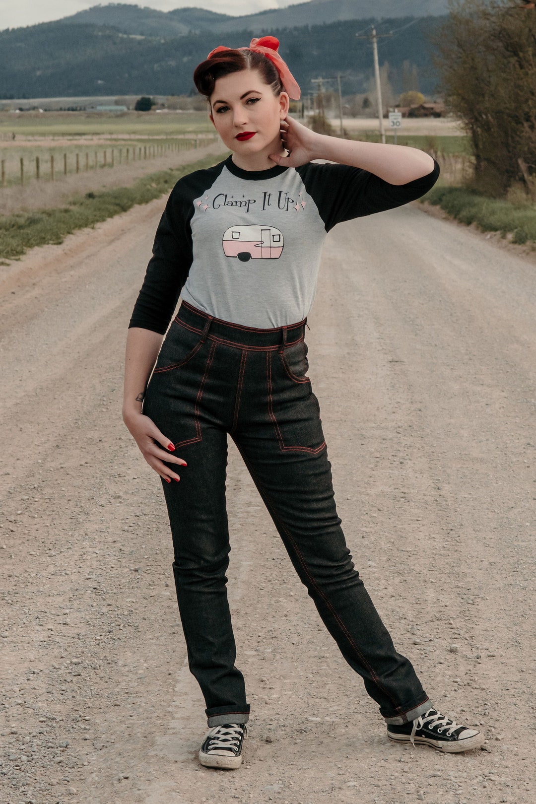 Roslyn Retro Style Jeans - Etsy