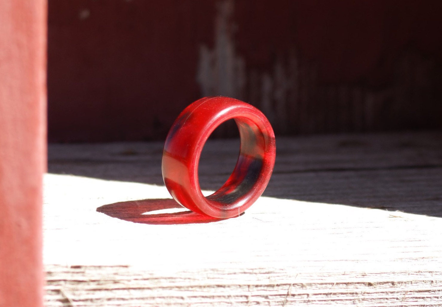 The Black Blood Ring - Etsy