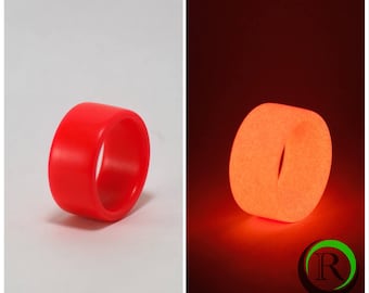 Red Glow Ring - Etsy
