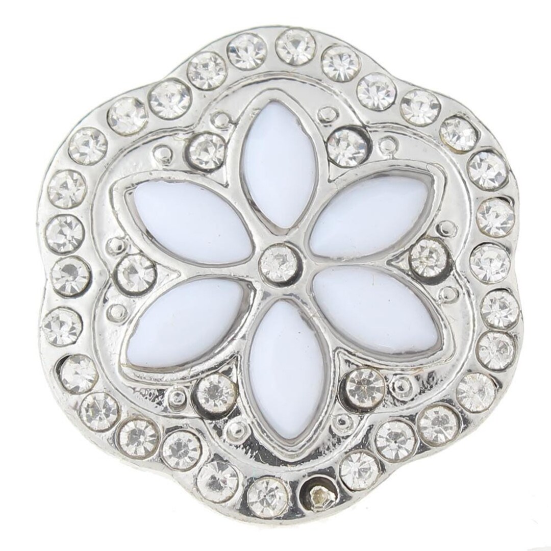 White Point Flower Snap - Etsy