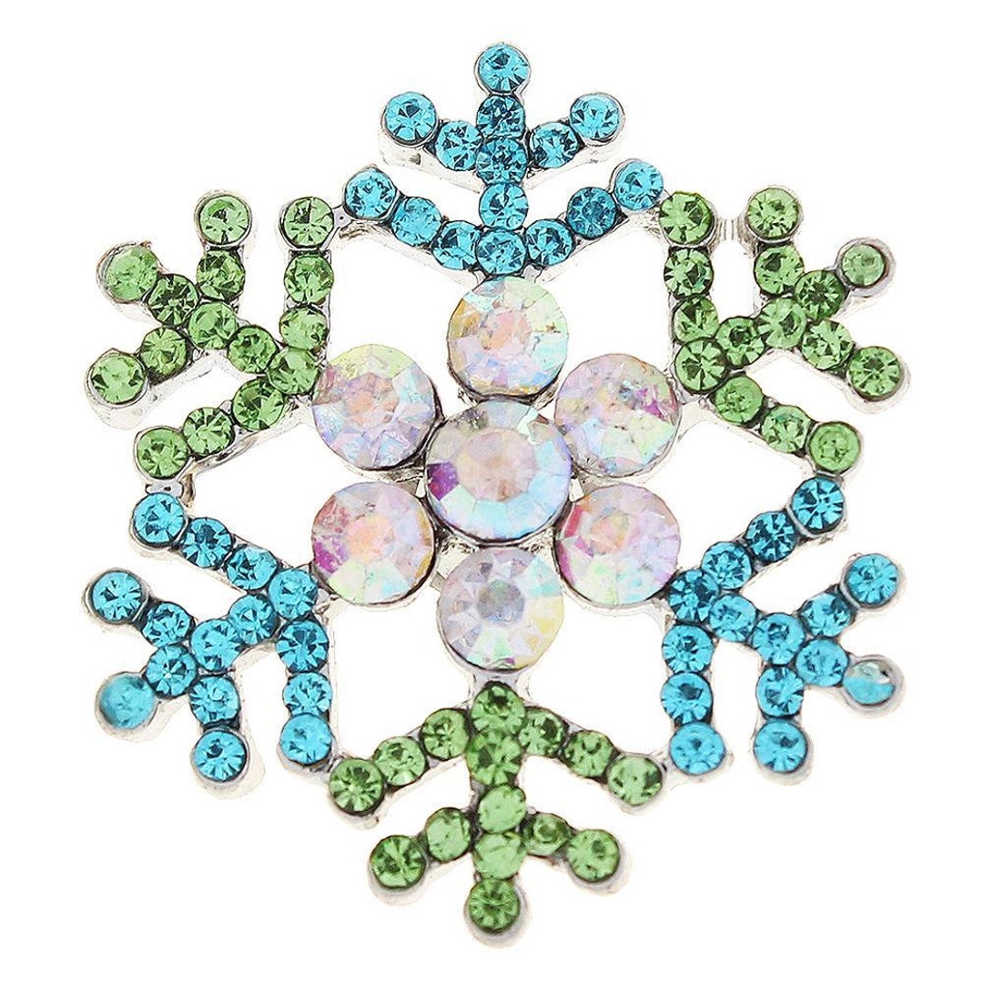 Green Snowflake Snap - Etsy