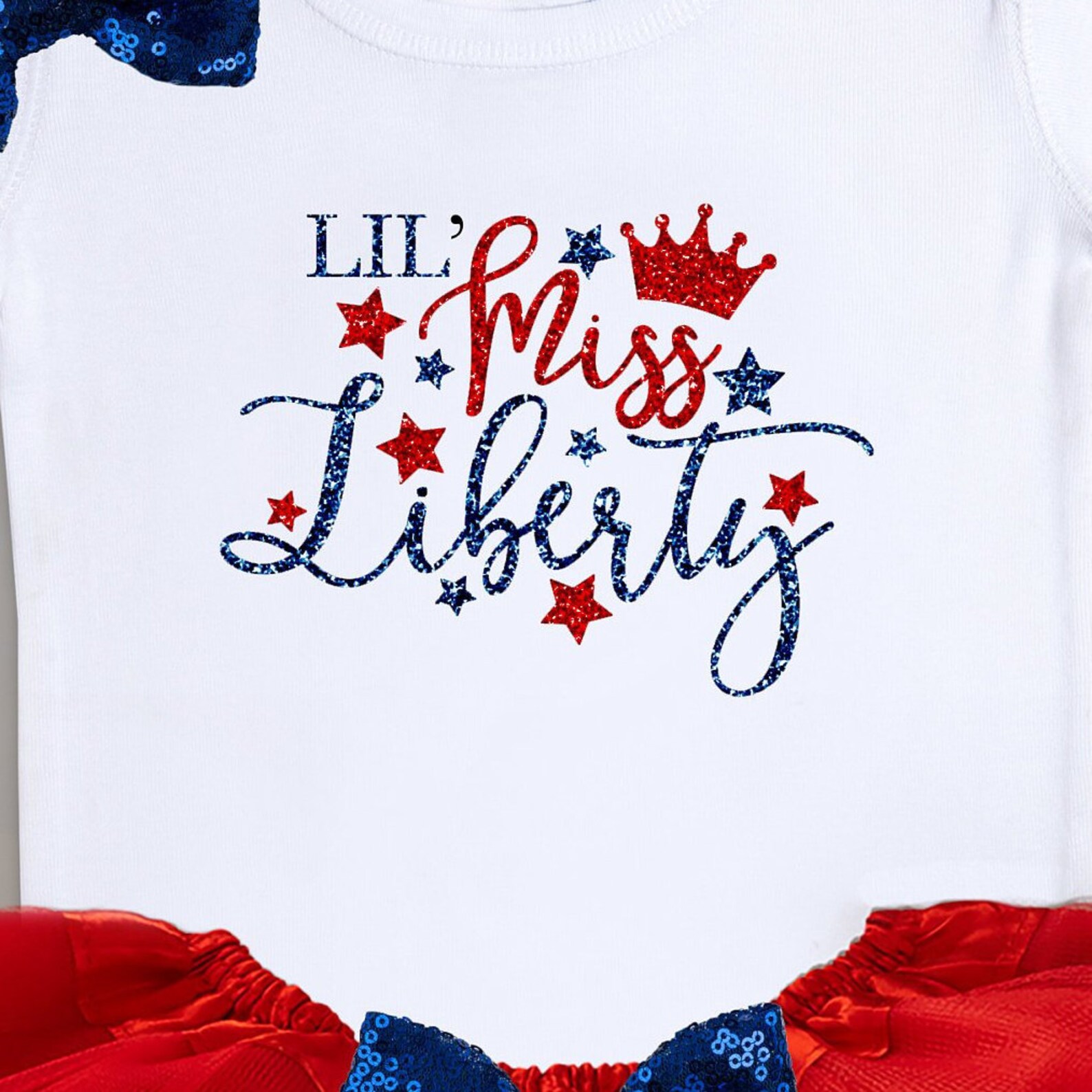 Lil Miss Liberty Tutu Outfit Babys First 4th of July Tutu - Etsy