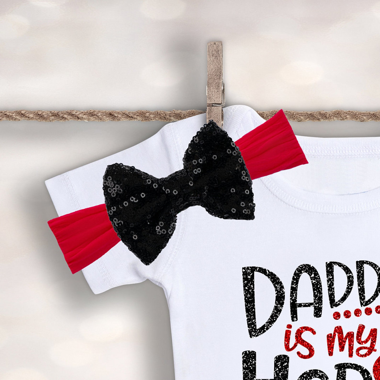 Daddy is My Hero - Fireman Tutu Outfit - Firefighter Baby - Baby Girl ...