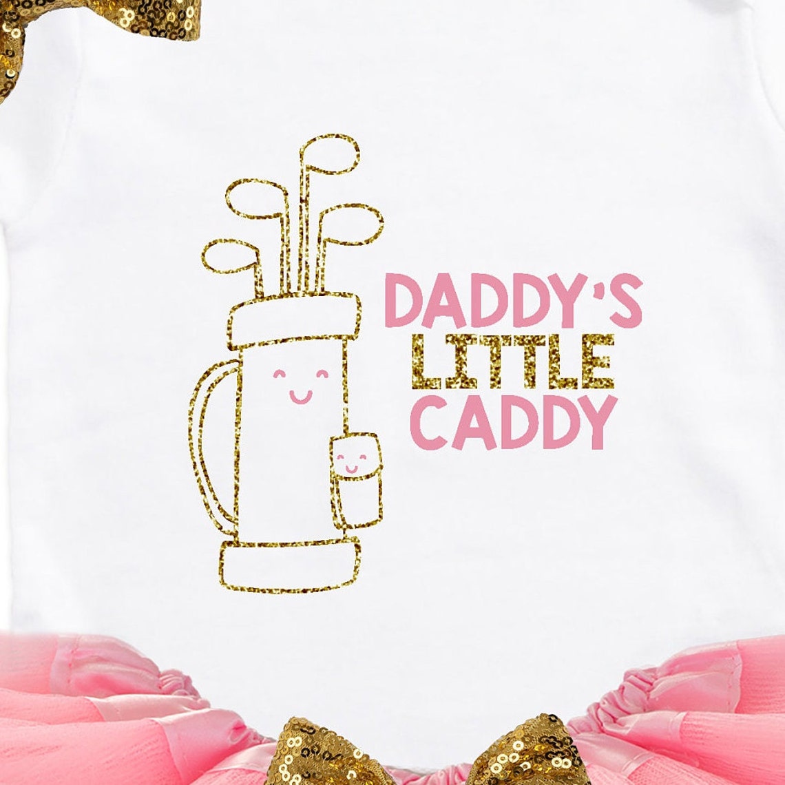 Daddy's Little Caddy Baby Girl Tutu Outfit Golf Baby - Etsy