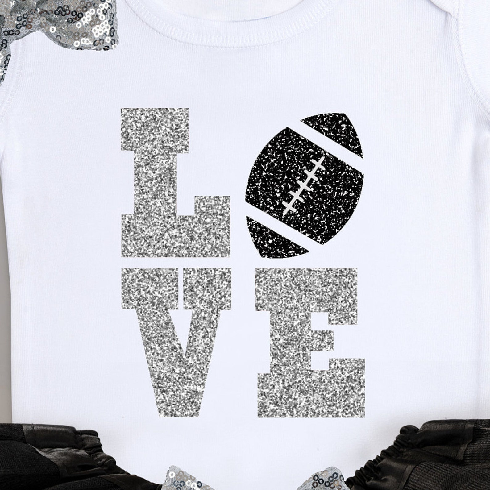 Cutest Football Fan Onesie® - Los Angeles Baby Outfit - Tutus and ...