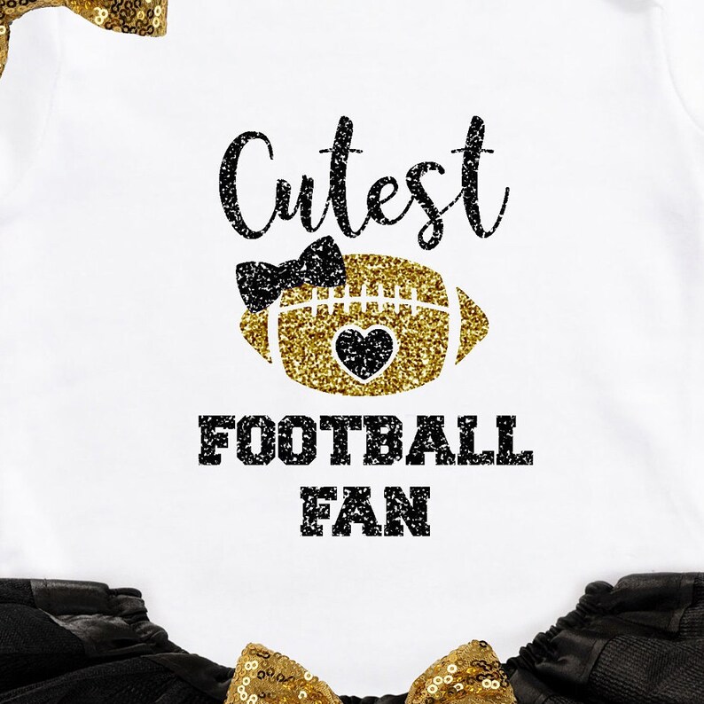 Cutest Football Fan Onesie - Baby Girl Football Outfit - NOLA Onesie ...