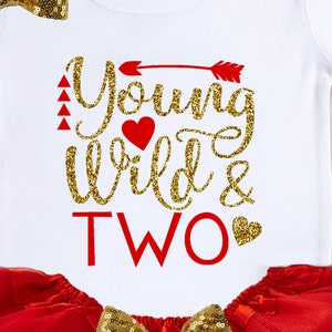 Wild and TWO Outfit - Baby Girls 2nd Birthday - 2nd Birthday Shirt ...