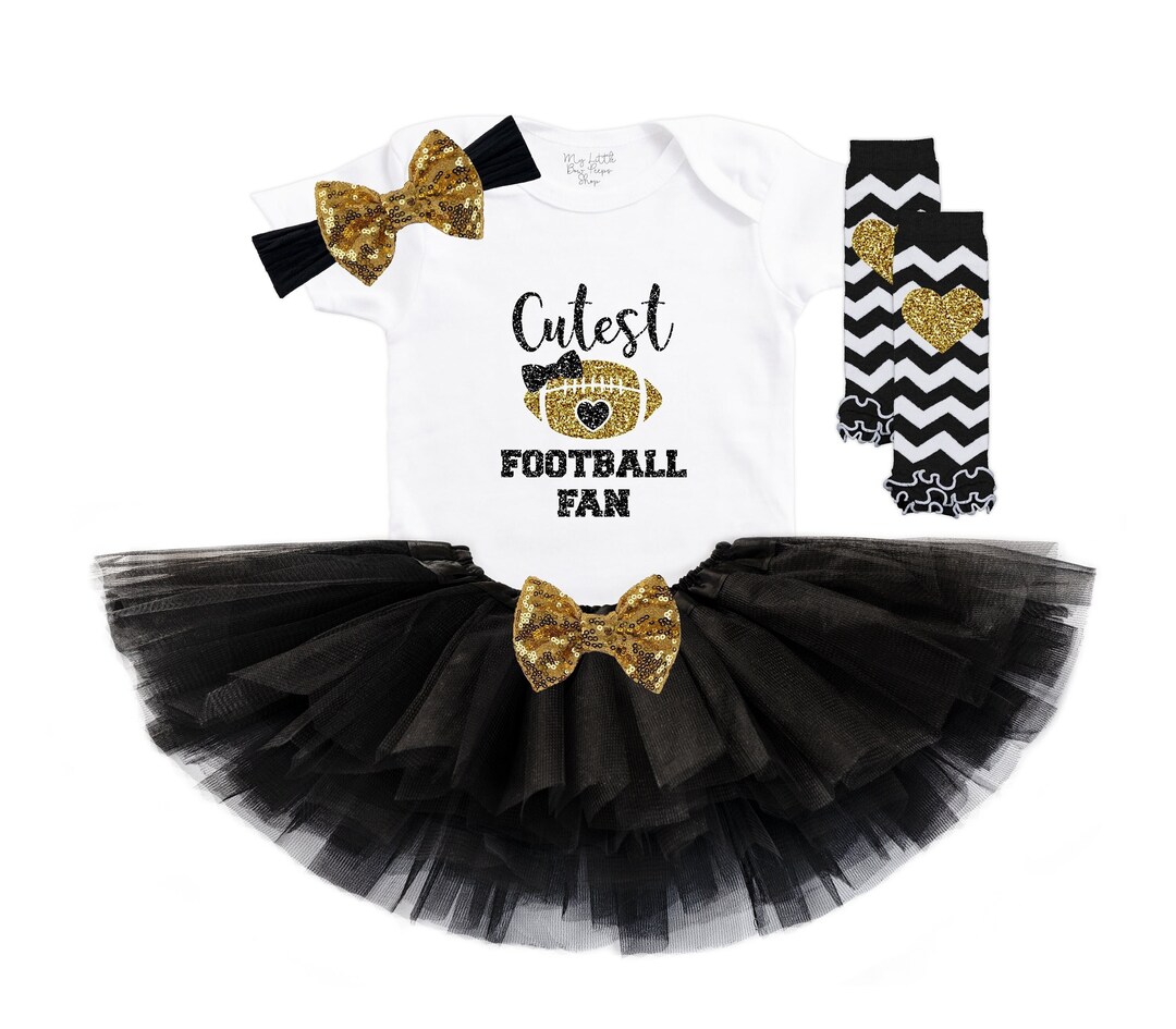 Cutest Football Fan Onesie - Baby Girl Football Outfit - NOLA Onesie ...
