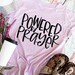 Powered by Prayer Shirt Prayer T Shirt Christian Shirt - Etsy