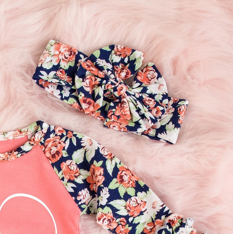 Floral Baby Girl Layette Set Custom Baby Gown Baby Sleeper - Etsy