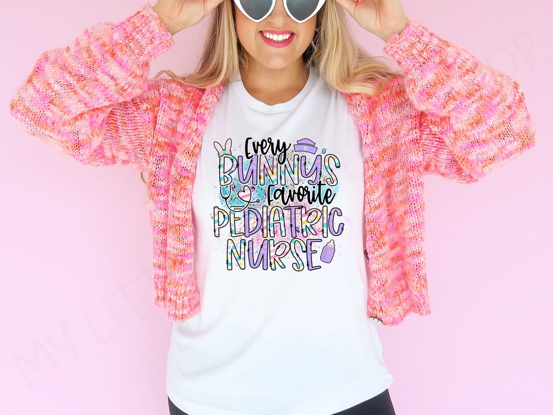 Easter Pediatric Nurse Shirt - Easter Day Shirt - Pediatric Nurse Gift ...