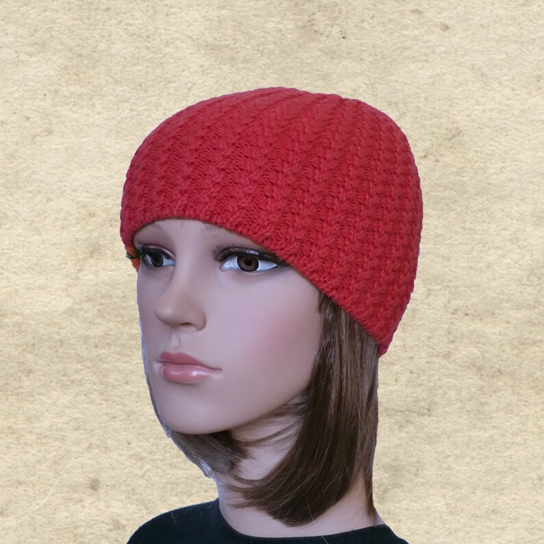 Knitted Beanie Hat Fall Autumn Beanie Knit Skull Hat Gray - Etsy