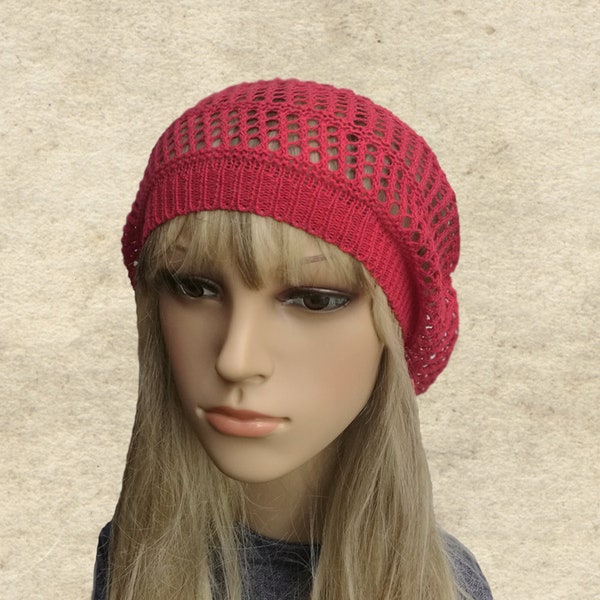 Knitted Tam Hat - Etsy