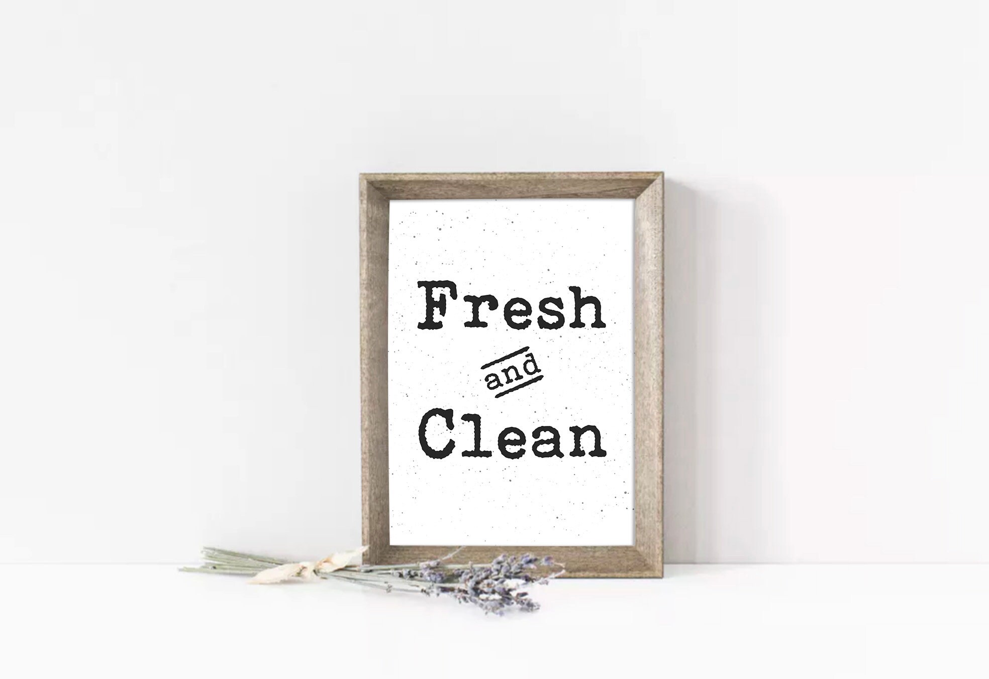 Printable Bathroom Sign, Fresh and Clean, Home Decor, Funny Decor ...