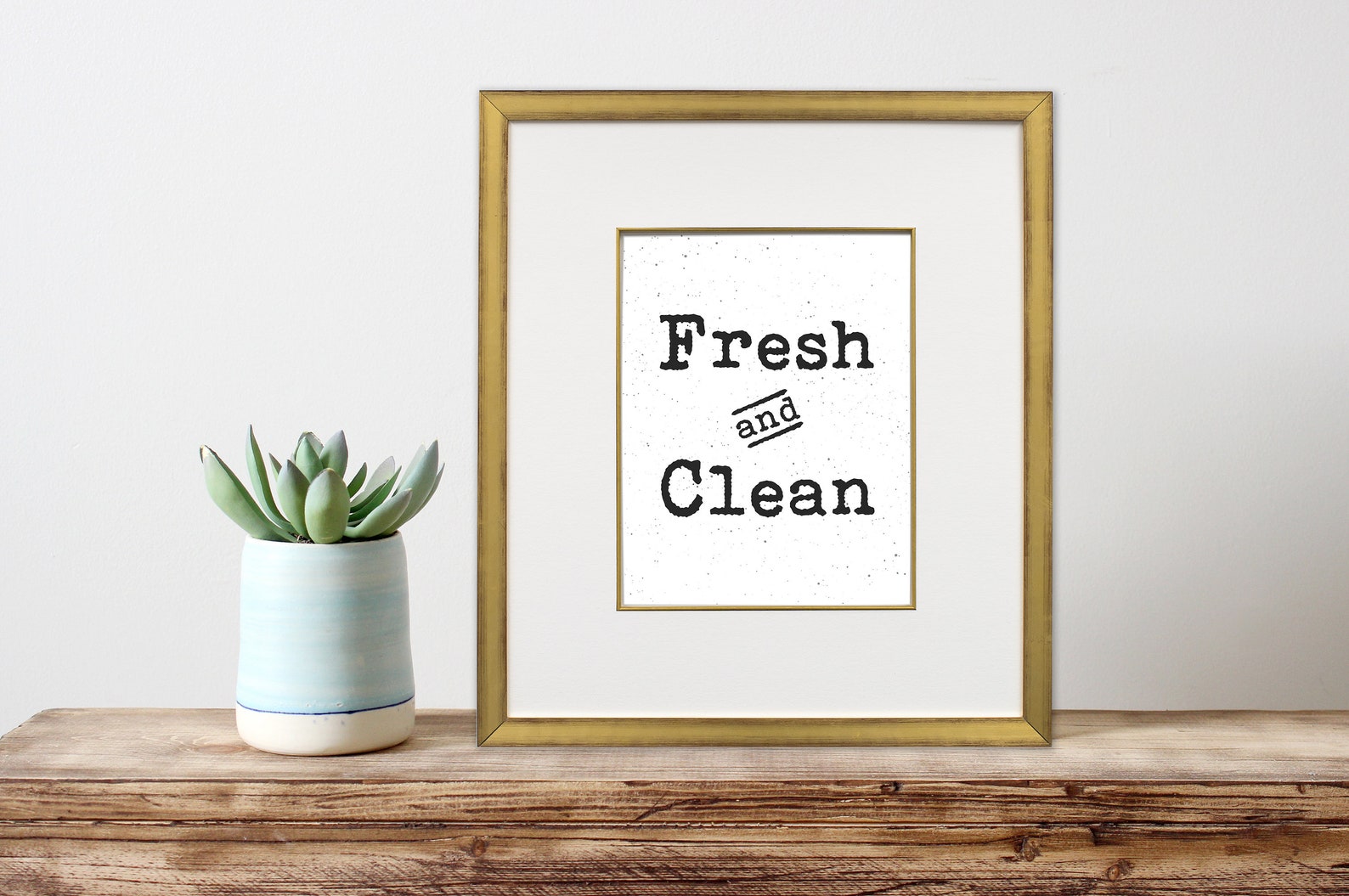 Printable Bathroom Sign, Fresh and Clean, Home Decor, Funny Decor ...
