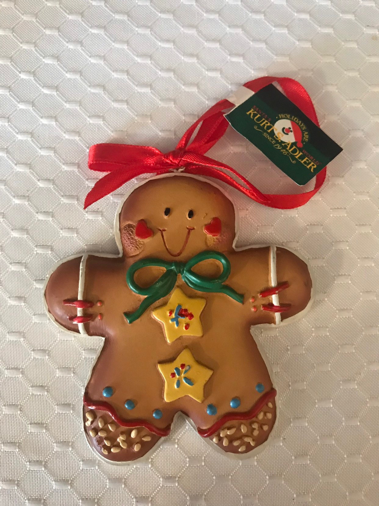 Kurt Adler Gingerbread Man Christmas Ornament