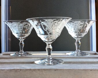 Antique stemware | Etsy