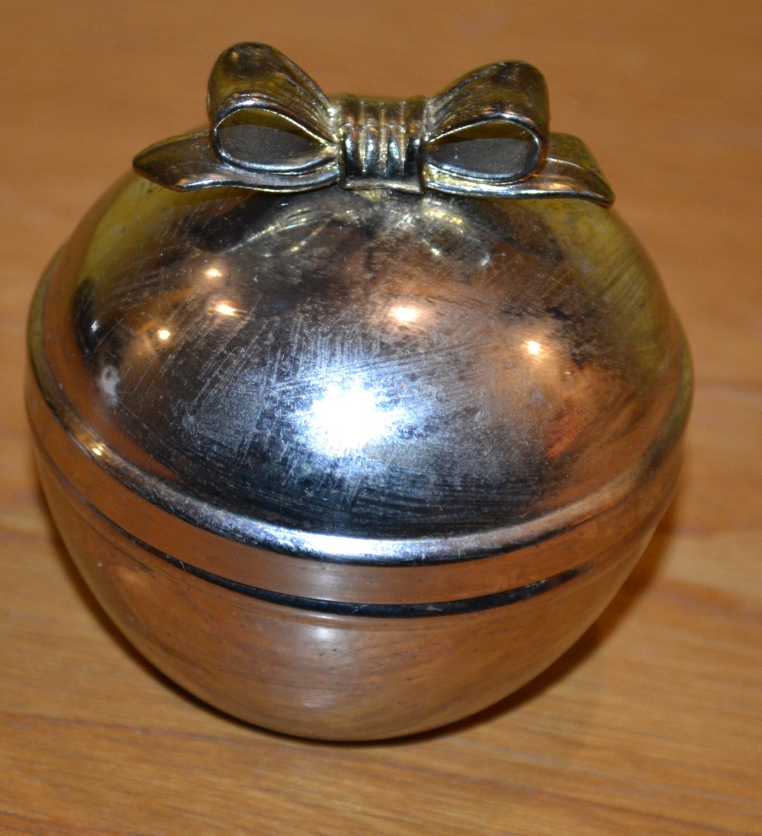 Vintage Brass Pill Box Gold-colored 70s Seventies Retro Mid Century ...