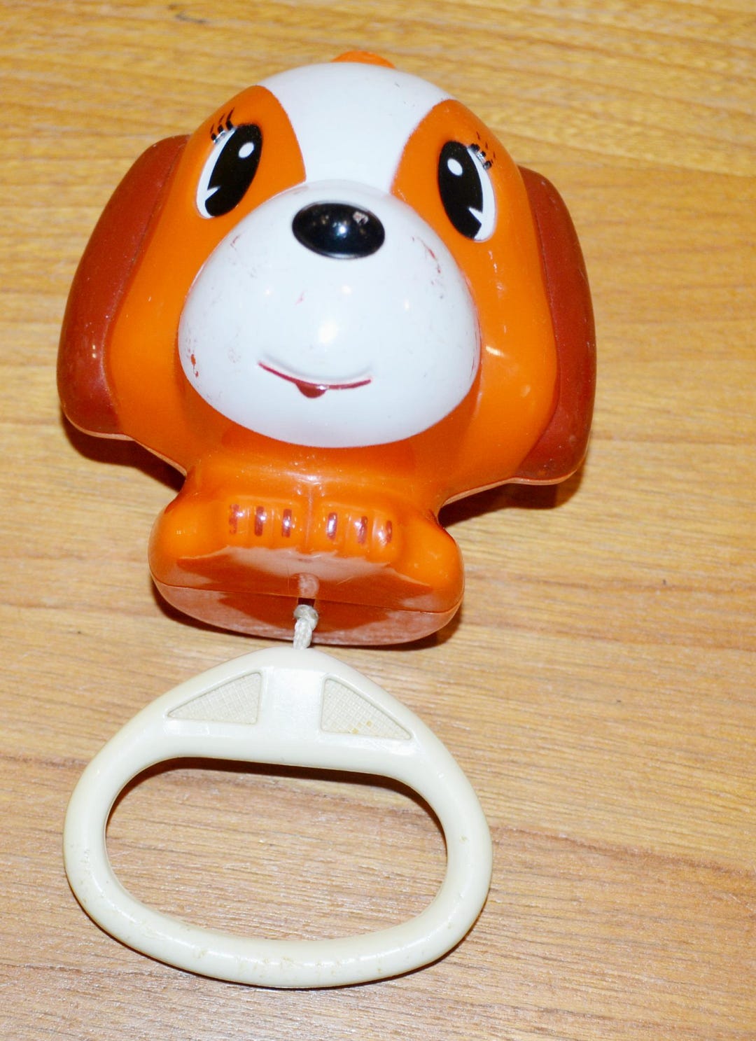 Beautiful Little Old Vintage Music Box Dog / Dog Toy 80s Retro Mid ...
