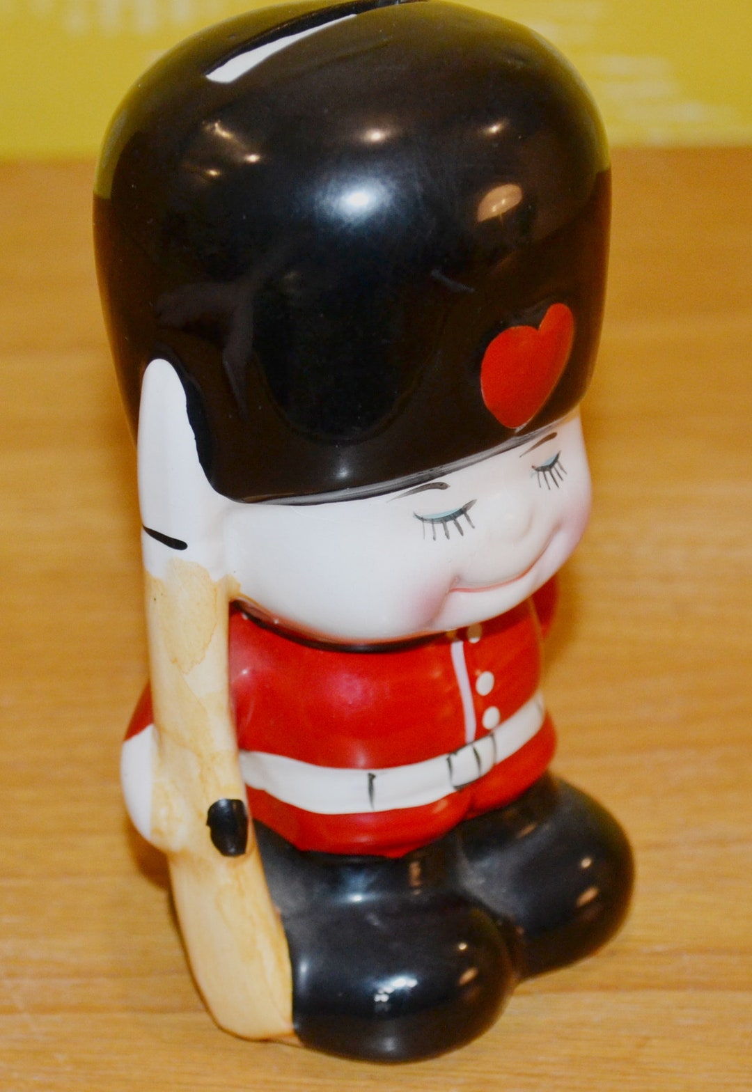 Vintage Money Box Ceramic Grenadier Guard Collectible Seventies 70s ...