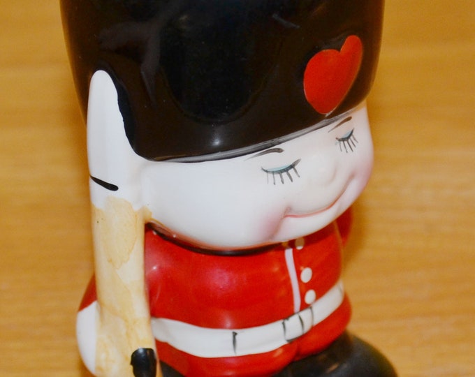 Vintage Money Box Ceramic Grenadier Guard Collectible Seventies 70s ...