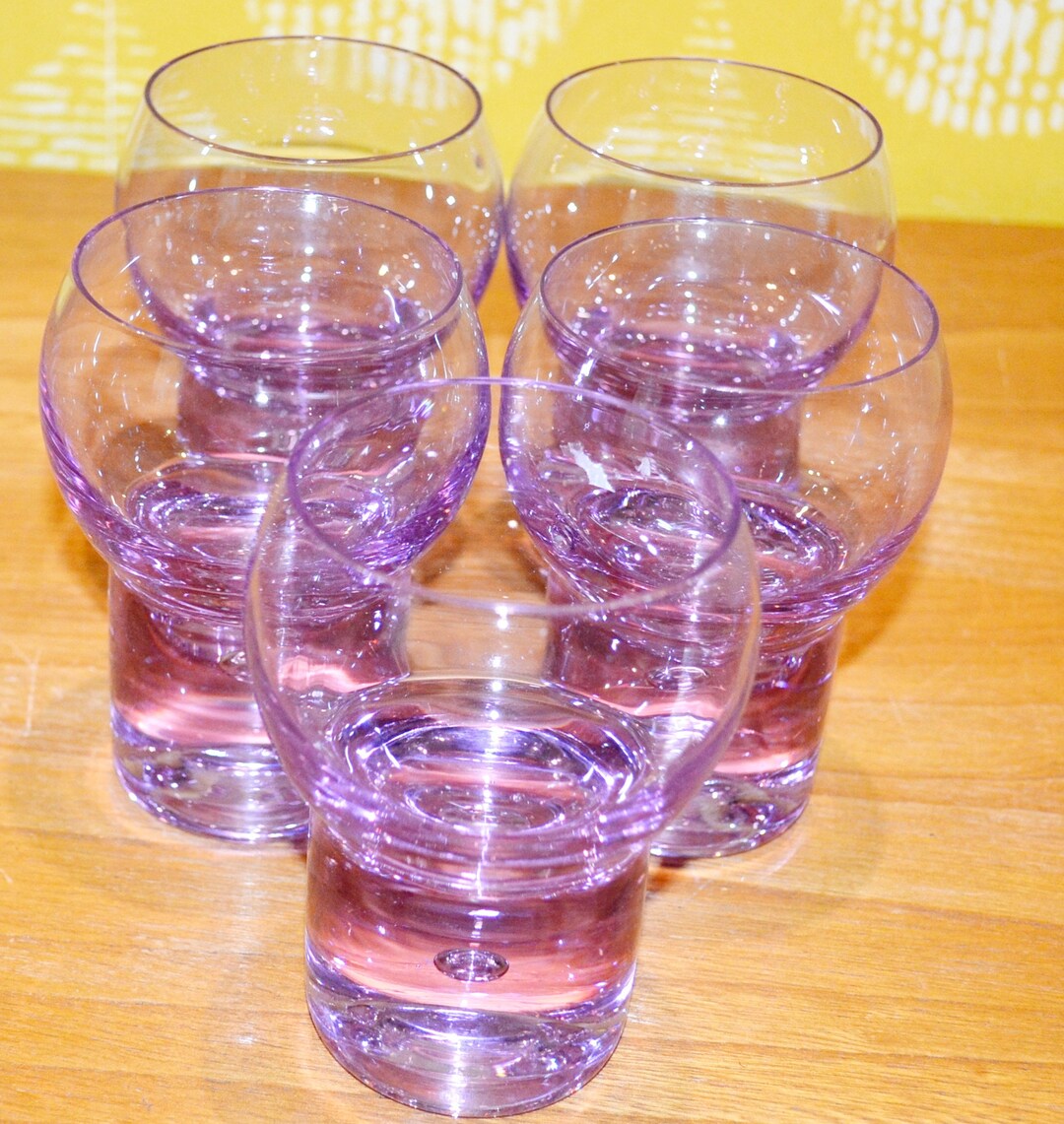 Vintage 5x Glasses in a Set Alexandrite SERGIO ASTI for Arnolfo Di ...