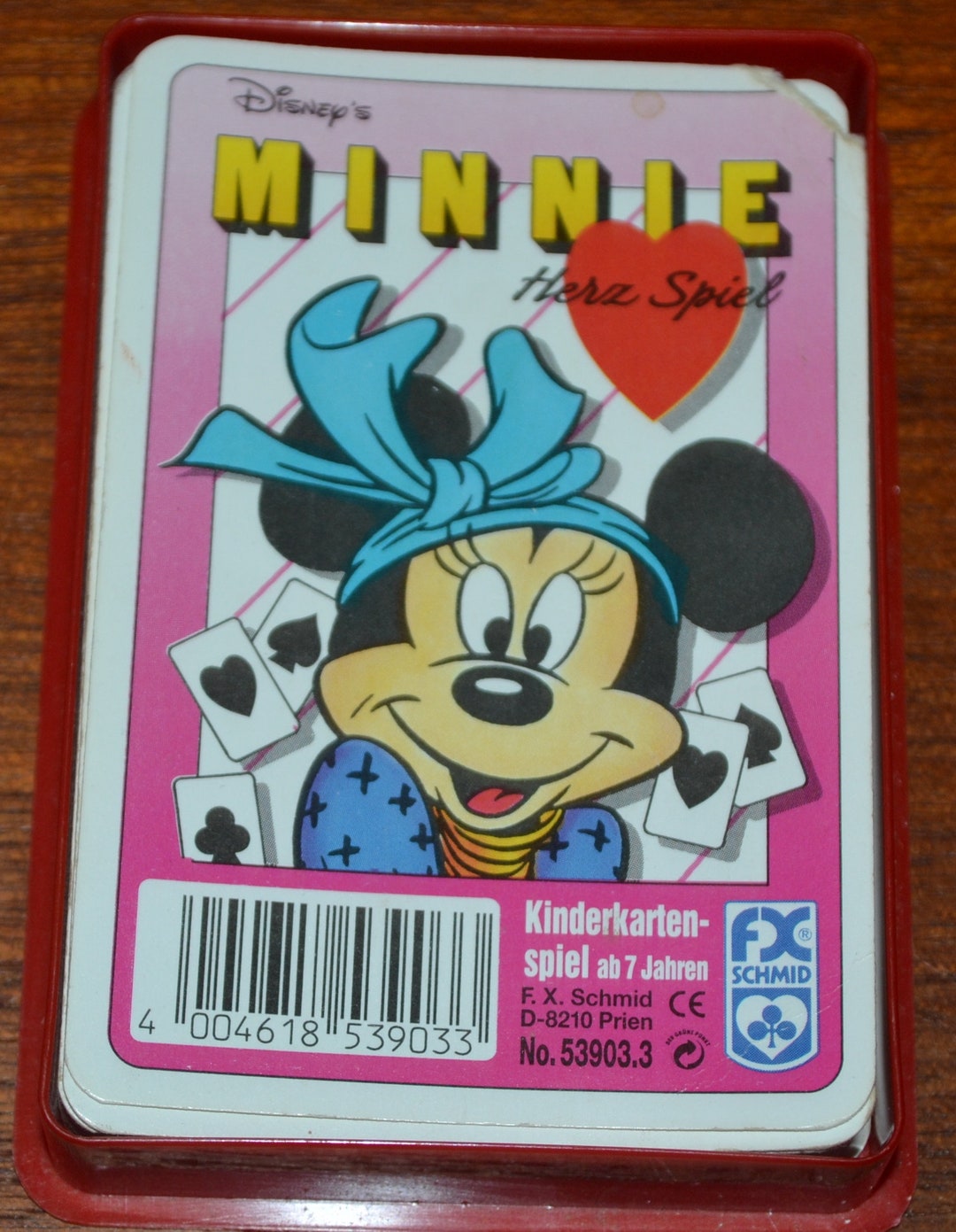 Vintage Minnie Mouse Disney Card Game From the 80s Retro Mid Century ...
