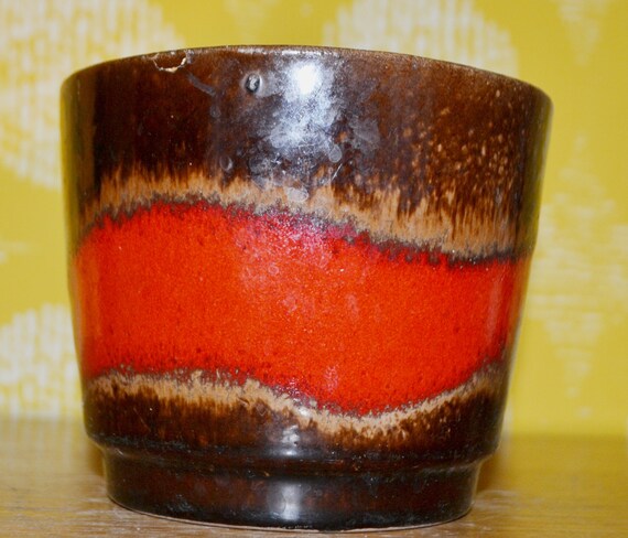 German Pottery Modernist Plant pots Vintage Decor West germany Marei ...