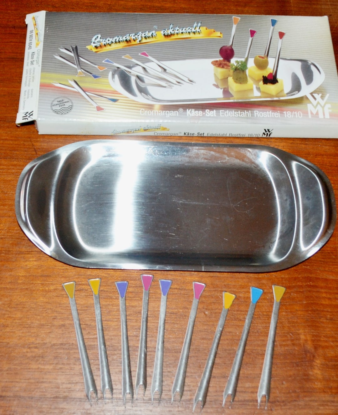Vintage Cheese Set by WMF, Stainless Steel, From the 1970s, Retro ...